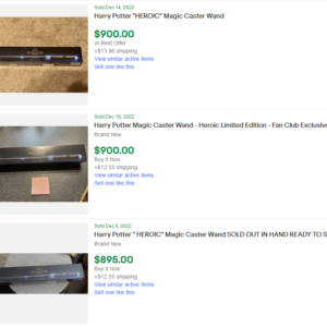 Harry Potter Magic Caster Wand Heroic Edition