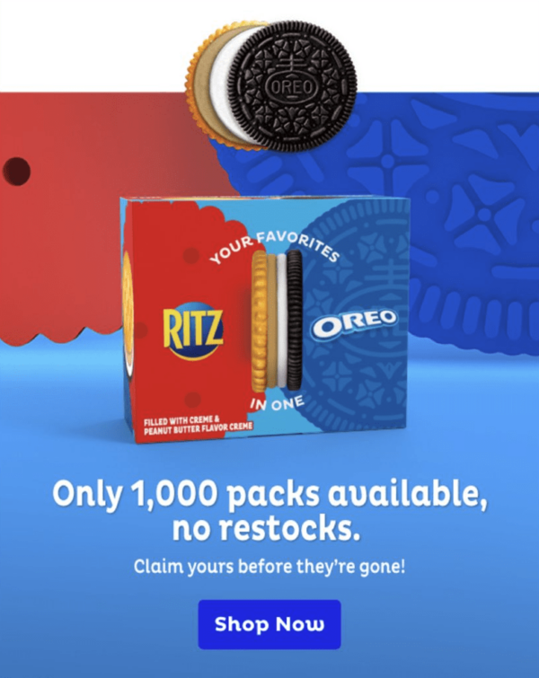 Ritz x Oreo Limited Edition Cookies