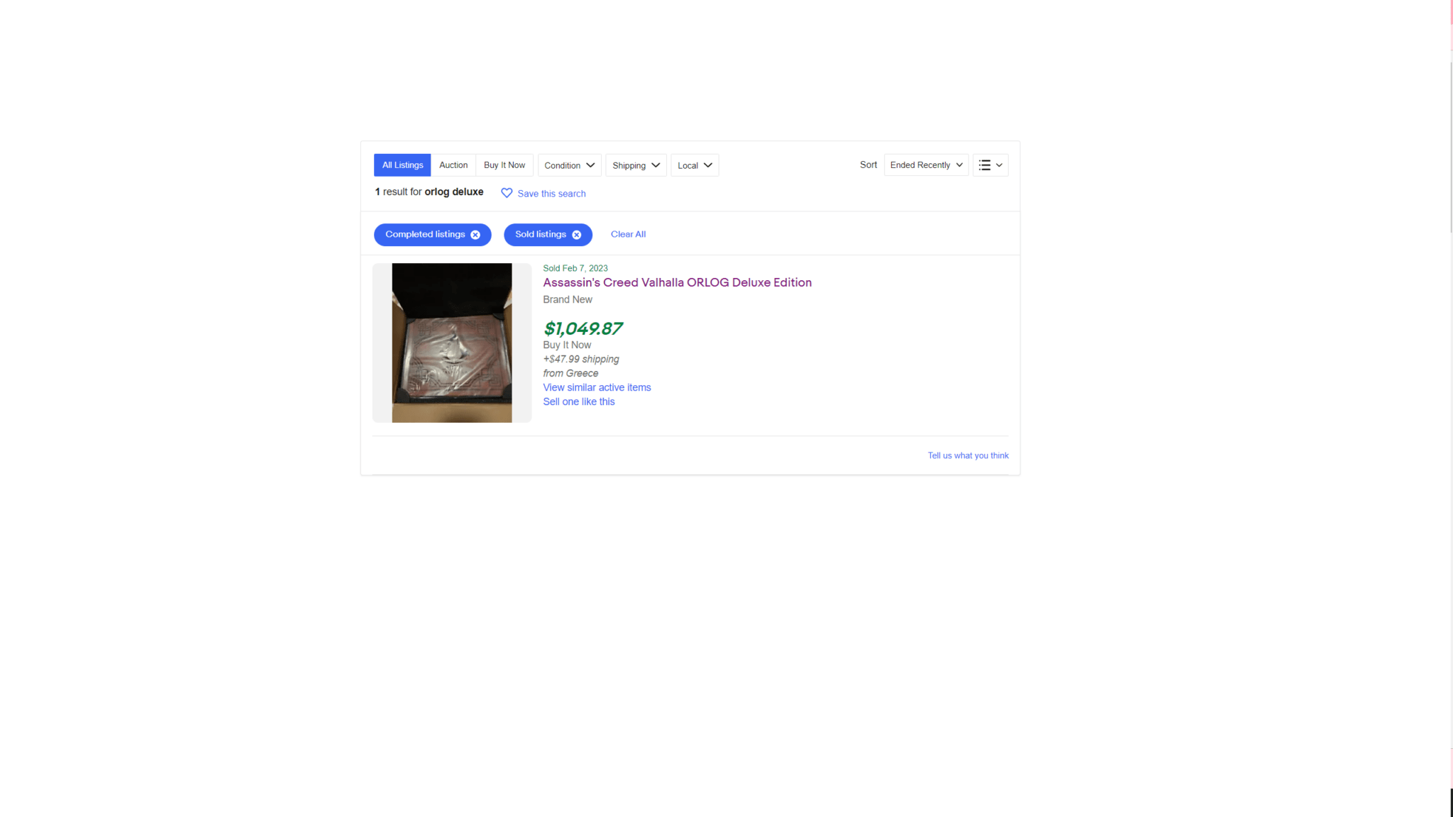 The Real Life Orlog Set is Sold Out and Reselling - Resell Calendar