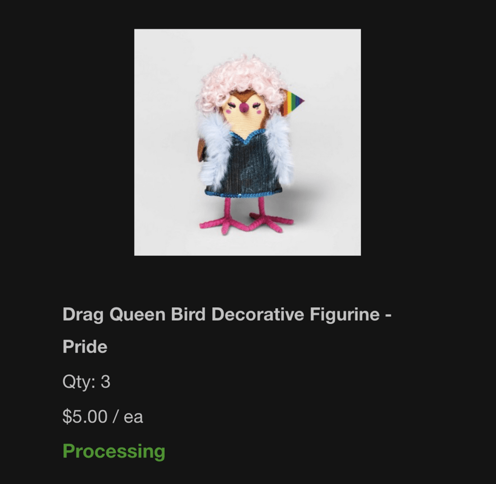 Target Drag Queen Bird
