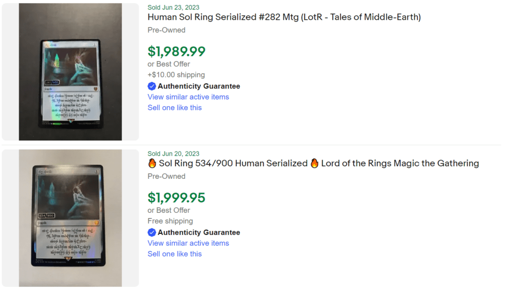 Yes, the MTG One Ring Was Found, But the Market's Not Dead - Resell ...