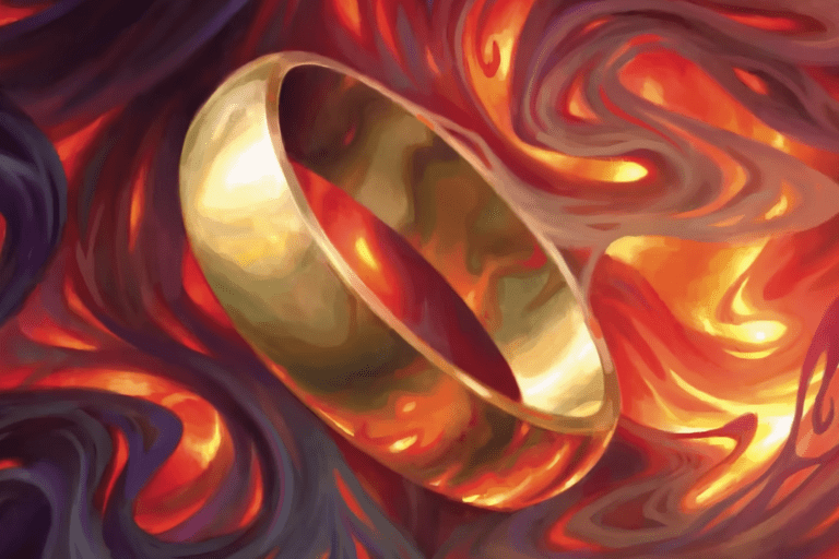 MTG, The Lord of the Rings, and The One Ring Card - Resell Calendar