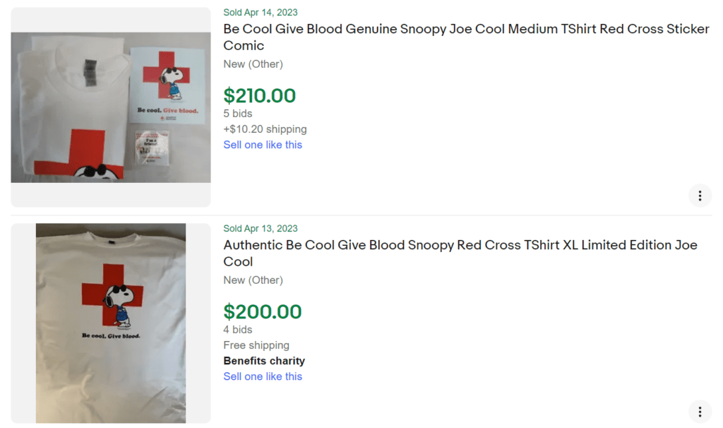 Why Did a Red Cross Snoopy Shirt Resell for $200? - Resell Calendar