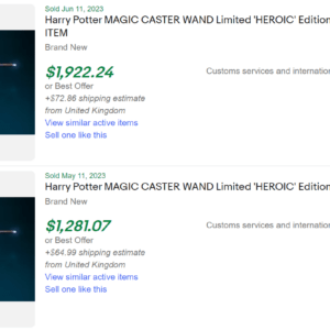 The Harry Potter Magic Caster Wand Resells for $1,000+ - Resell Calendar