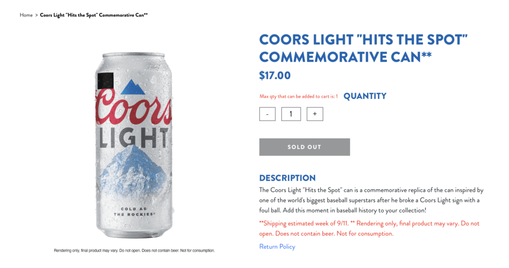 How Shohei Ohtani and Coors Made Resellers Hundreds - Resell Calendar