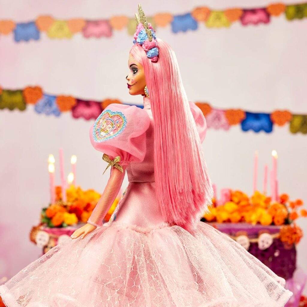 Pink Magnolia Dia De Los Muertos Barbies Flip For $350 - Resell Calendar