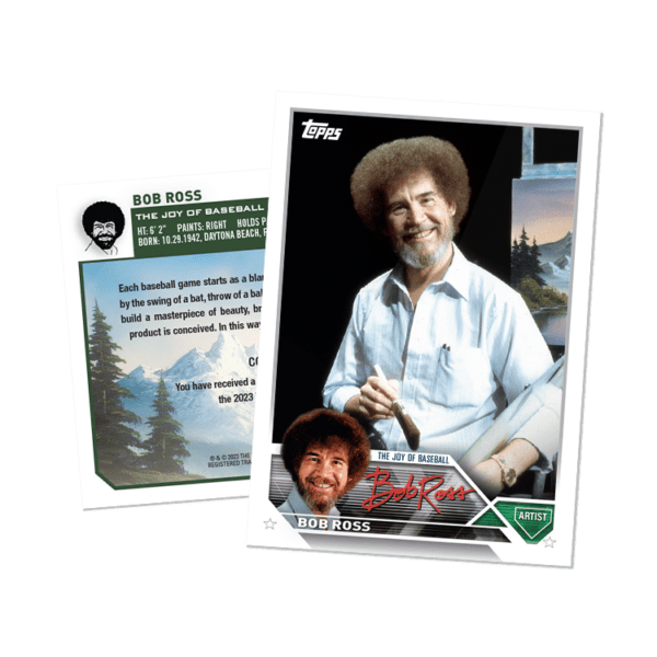 Topps Bob Ross Baseball Cards Are a Hit With Collectors - Resell Calendar