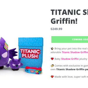 New Titanic Pet Simulator X Plushes Drop Tomorrow - Resell Calendar