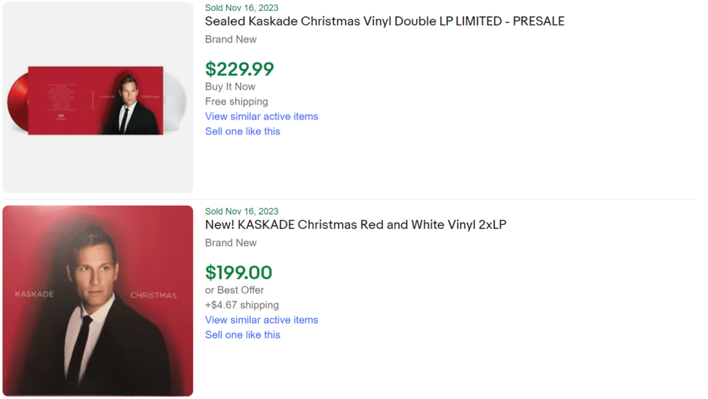Kaskade Christmas Vinyl Sells for $200: Here's How to Get It - Resell ...
