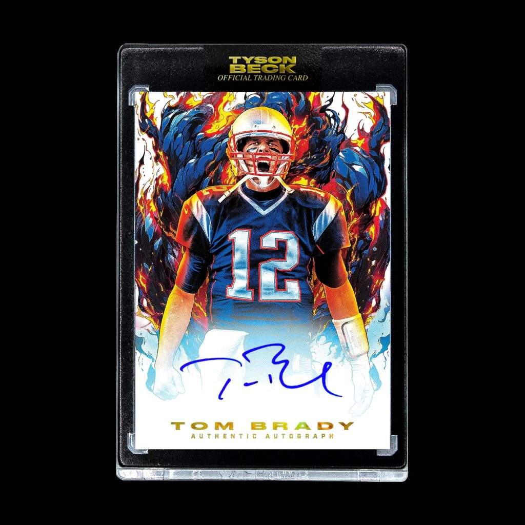 Tyson Beck Tom Brady Autographed Cards Sell Out - Resell Calendar
