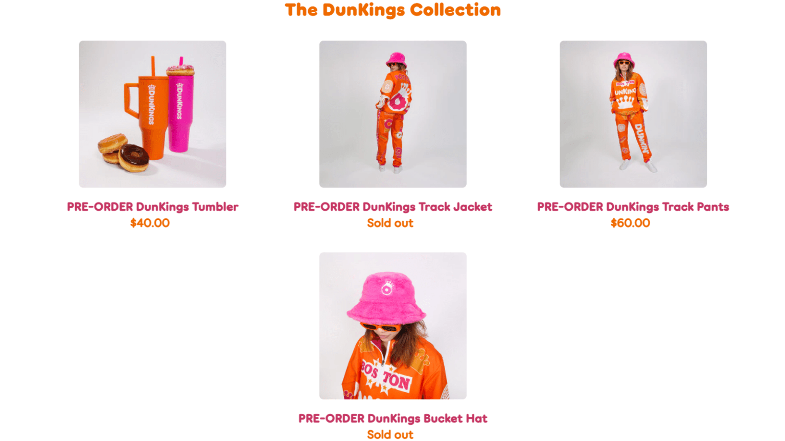 Dunkin' Donuts "DunKings" Tracksuits Resell for Hundreds - Resell Calendar