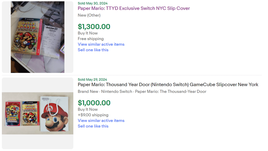 Paper Mario Thousand Year Door Gamecube Covers Resell - Resell Calendar