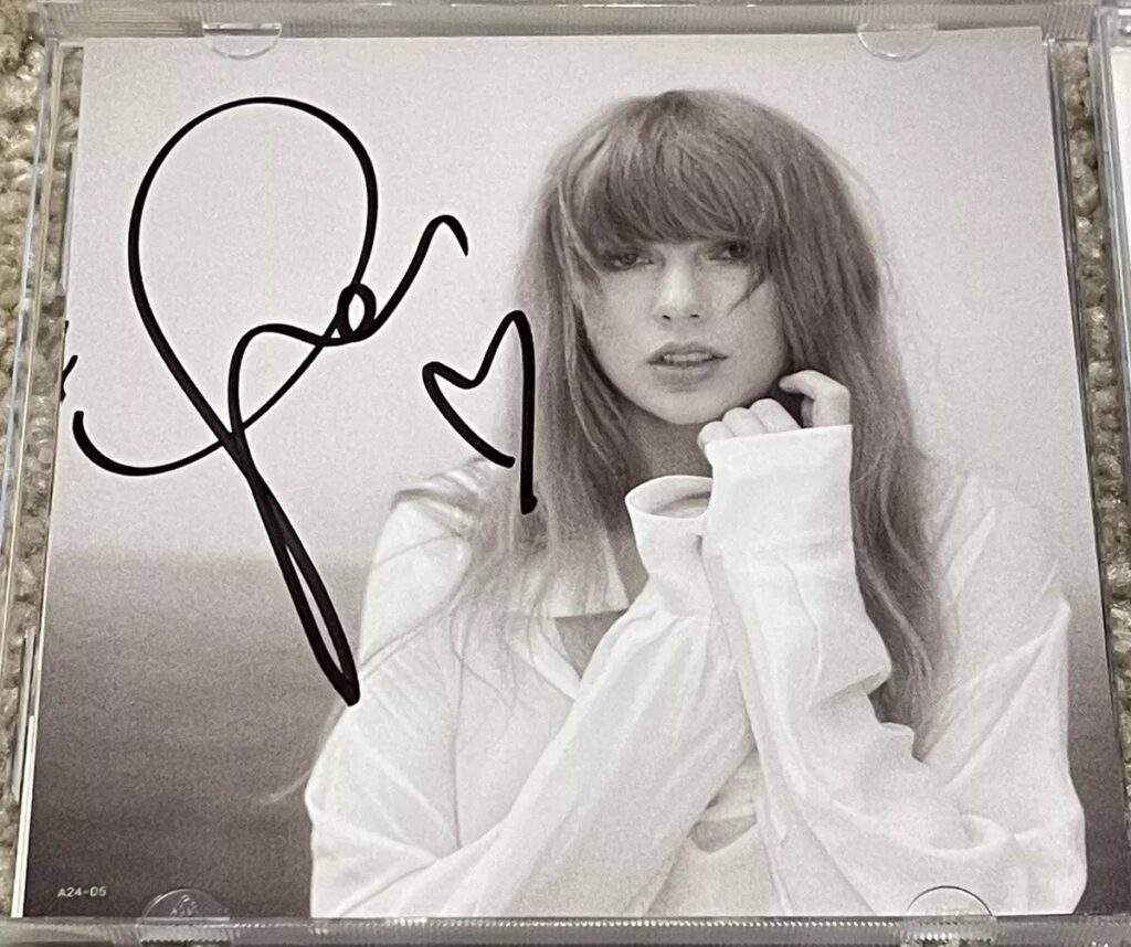 Taylor Swift Heart Signed Tortured Poets CDs Skyrocket - Resell Calendar