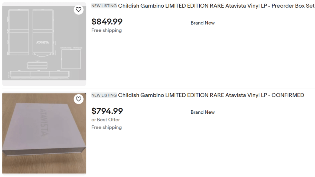 Childish Gambino Atavista Video Vinyl Surprises Fans - Resell Calendar