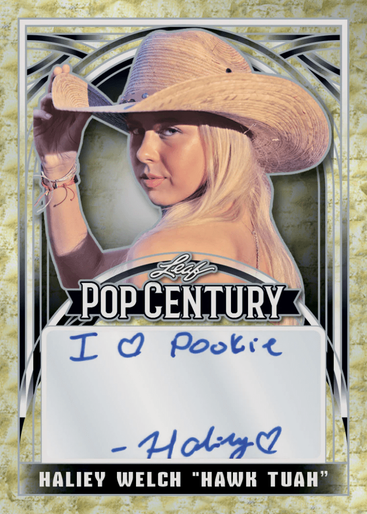 Autographed "Hawk Tuah" Trading Cards Sell Out - Resell Calendar