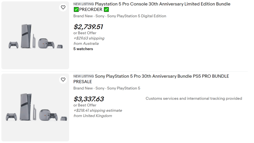 PS5 Pro 30th Anniversary Preorder Guide: Scalper's Edition - Resell ...