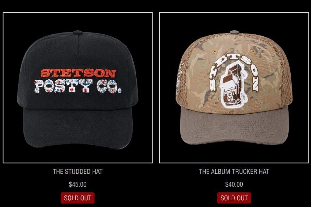 Post Malone Stetson Hats Resell for Easy Money - Resell Calendar