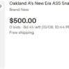 Discontinued Oakland A's "Ass Hats" Go Up on eBay - Resell Calendar