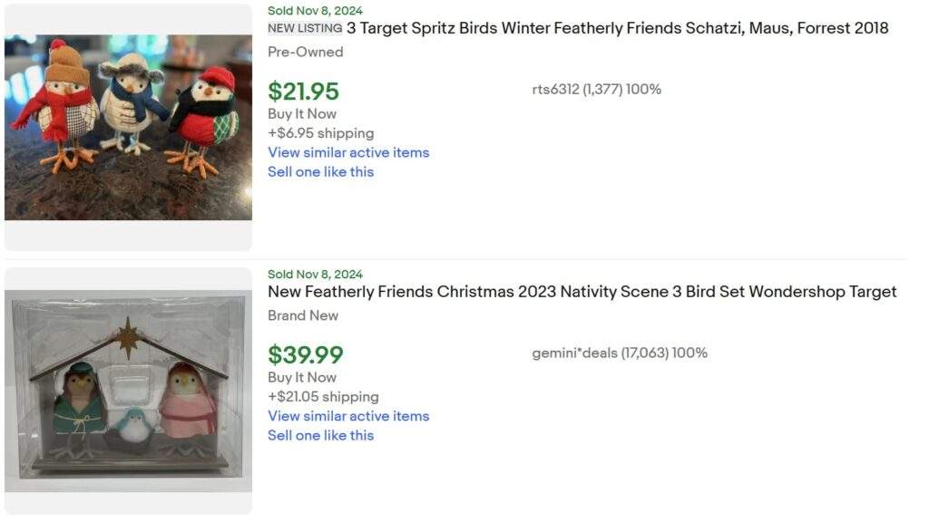 New Featherly Friends Christmas Collection Appears at Target - Resell ...