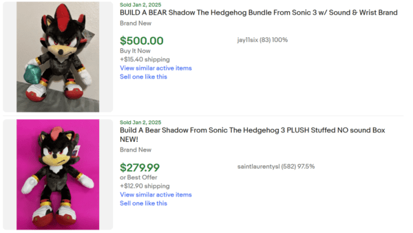 Discontinued Shadow Build-a-Bear Plushes Resell for Over $300 - Resell ...