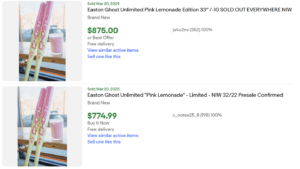 Easton Ghost "Pink Lemonade" Bats Resell for $800 - Resell Calendar