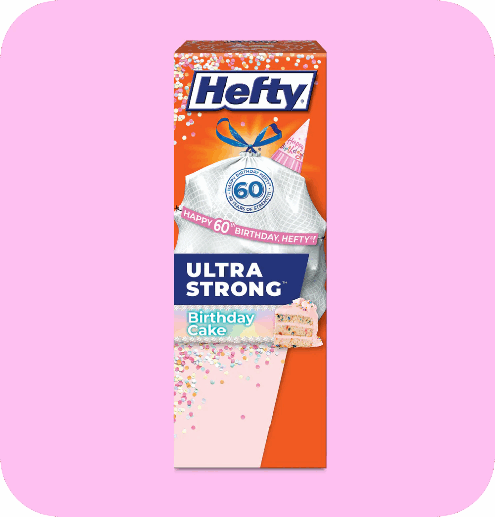 Limited Edition Hefty Birthday Cake Trash Bags Sell Out - Resell Calendar