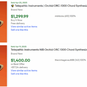 Telepathic Instruments Confirms Second Orchid Drop for May 2025 ...