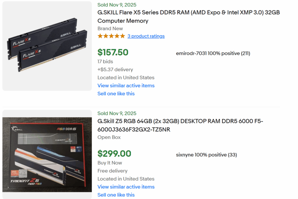 The AI Boom is Driving Up RAM Prices - Resell Calendar