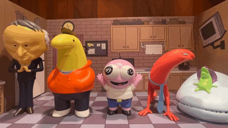 You Could Win a $1,400 Smiling Friends Vinyl Figurine Set - Resell Calendar