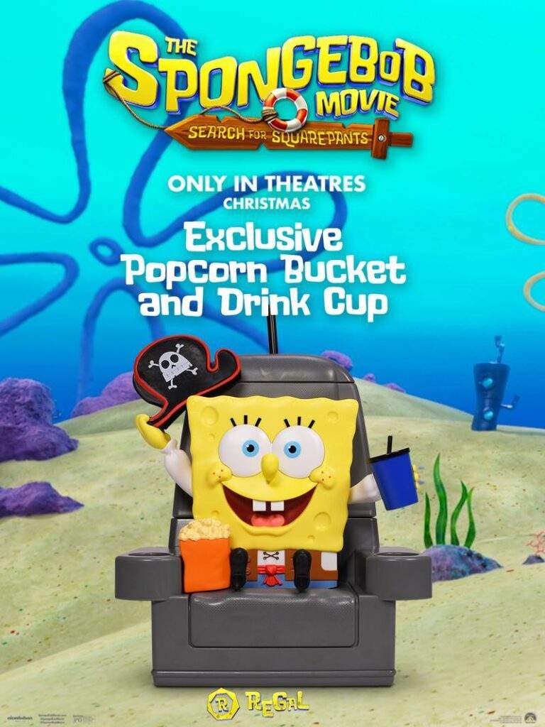 SpongeBob Movie Popcorn Buckets are Hitting Theaters - Resell Calendar