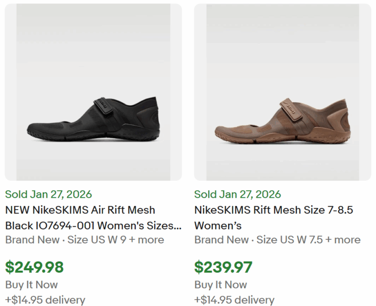 Kim Kardashian's NikeSKIMS Rift Shoes Are Already Reselling - Resell ...