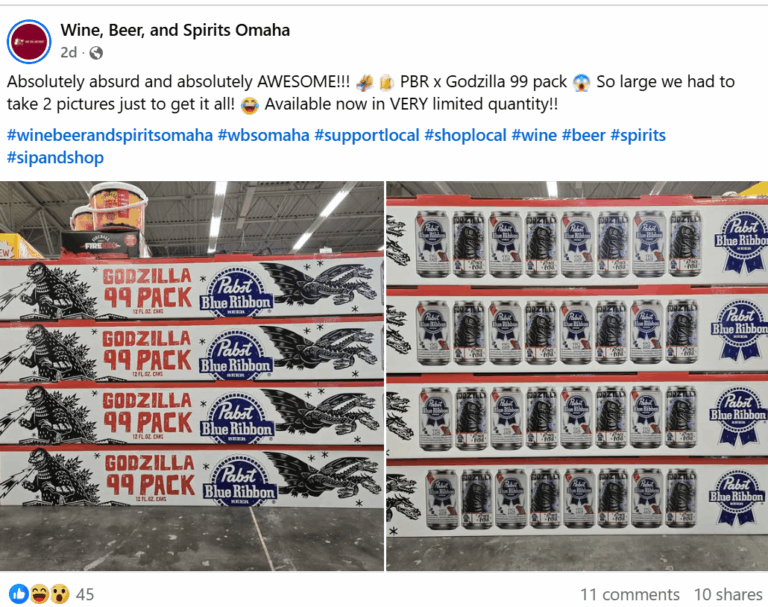 Pabst Rolls Out Godzilla-Branded 99-Packs - Resell Calendar