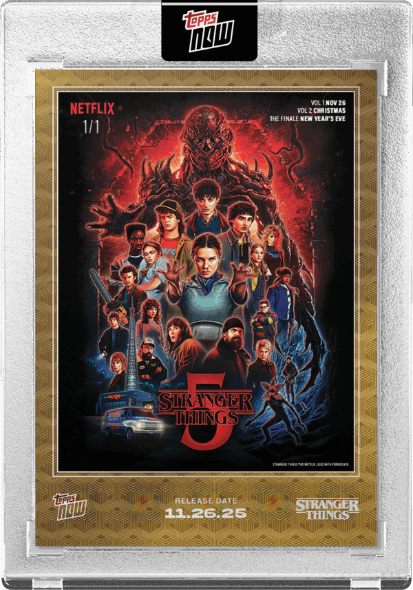 Topps Stranger Things Hobby Boxes Flip for Up to $500 - Resell Calendar
