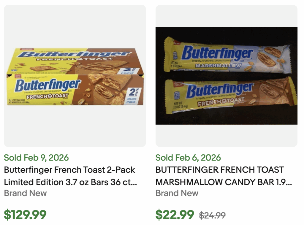 Look for Butterfinger French Toast Bars at Costco - Resell Calendar