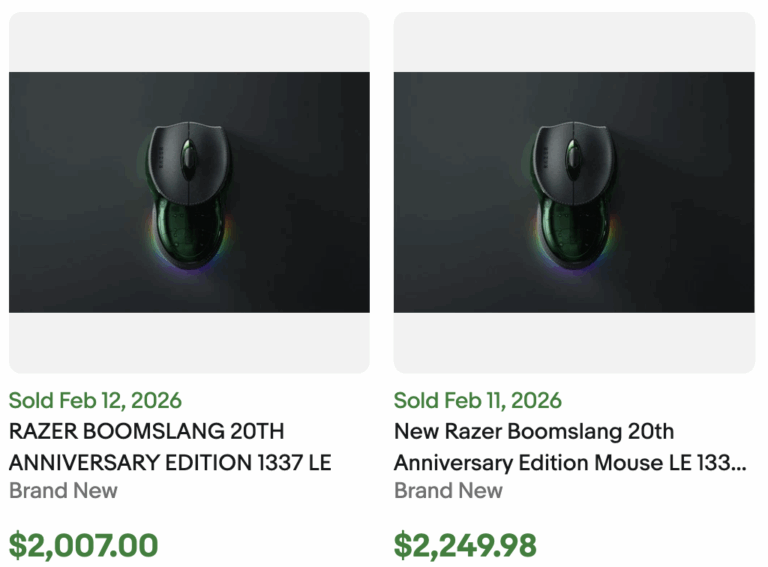 Razer Huntsman Signature Edition Keyboards Flip for $700+ - Resell Calendar