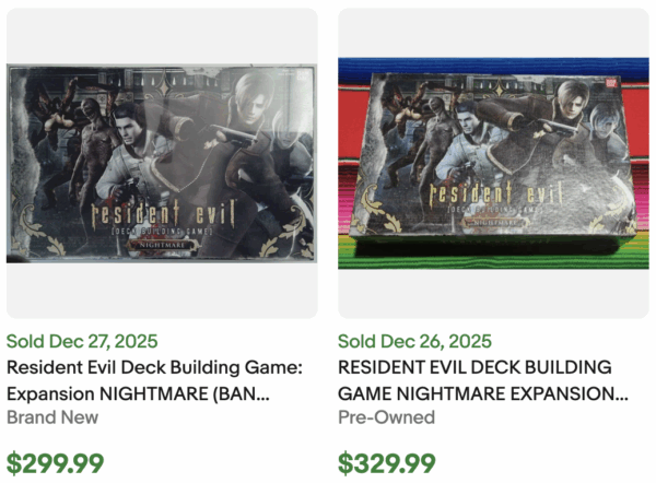 Did You Know There's a Resident Evil Card Game? - Resell Calendar