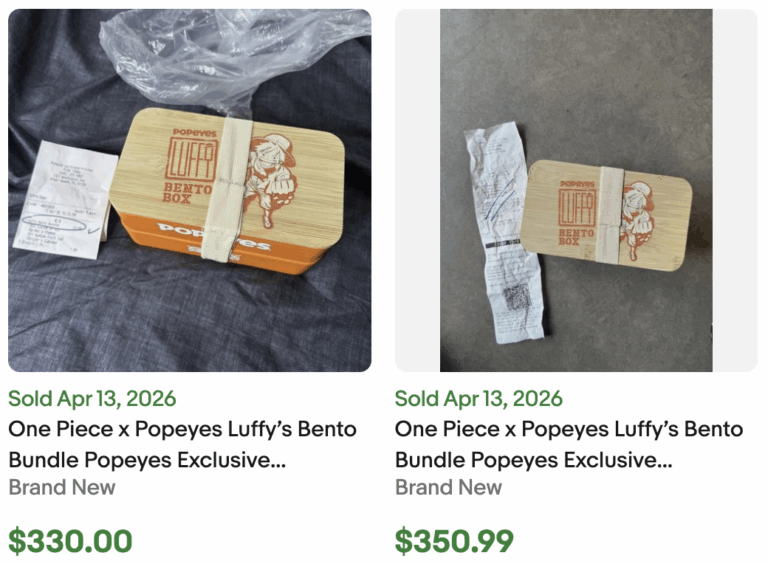 Popeyes Limited Edition One Piece Collab is a Hit - Resell Calendar