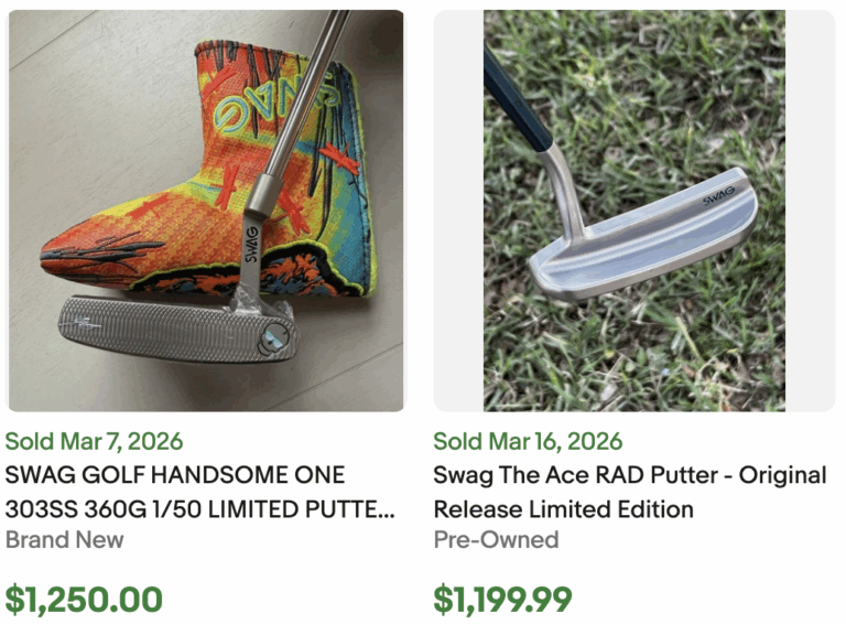 Swag Golf 8th Anniversary Putters Are Selling Out Right Now - Resell ...